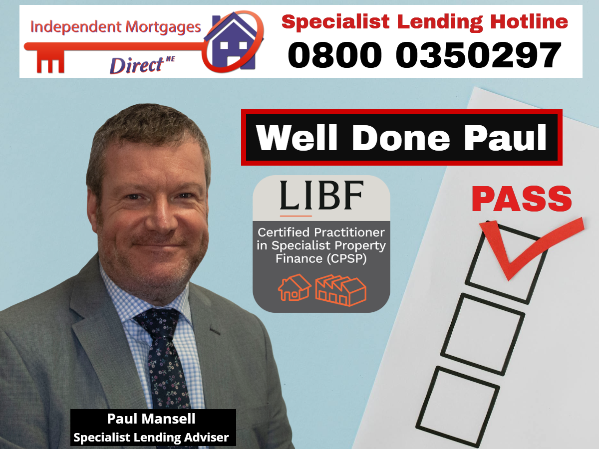 Specialist Property Finance - Certified practitioner